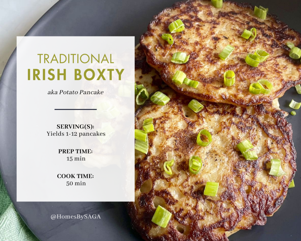 RecipesBySAGA - Traditional Irish Boxty (Potato Pancake) - SAGA Realty ...